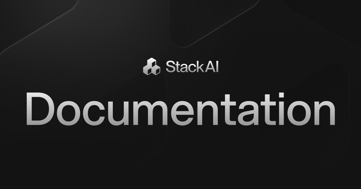 Get Started | Stack AI